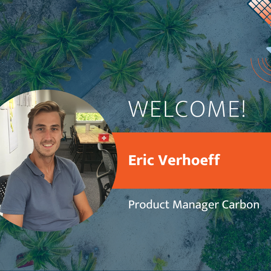 Welcome Eric, our new Product Manager Carbon - Satelligence
