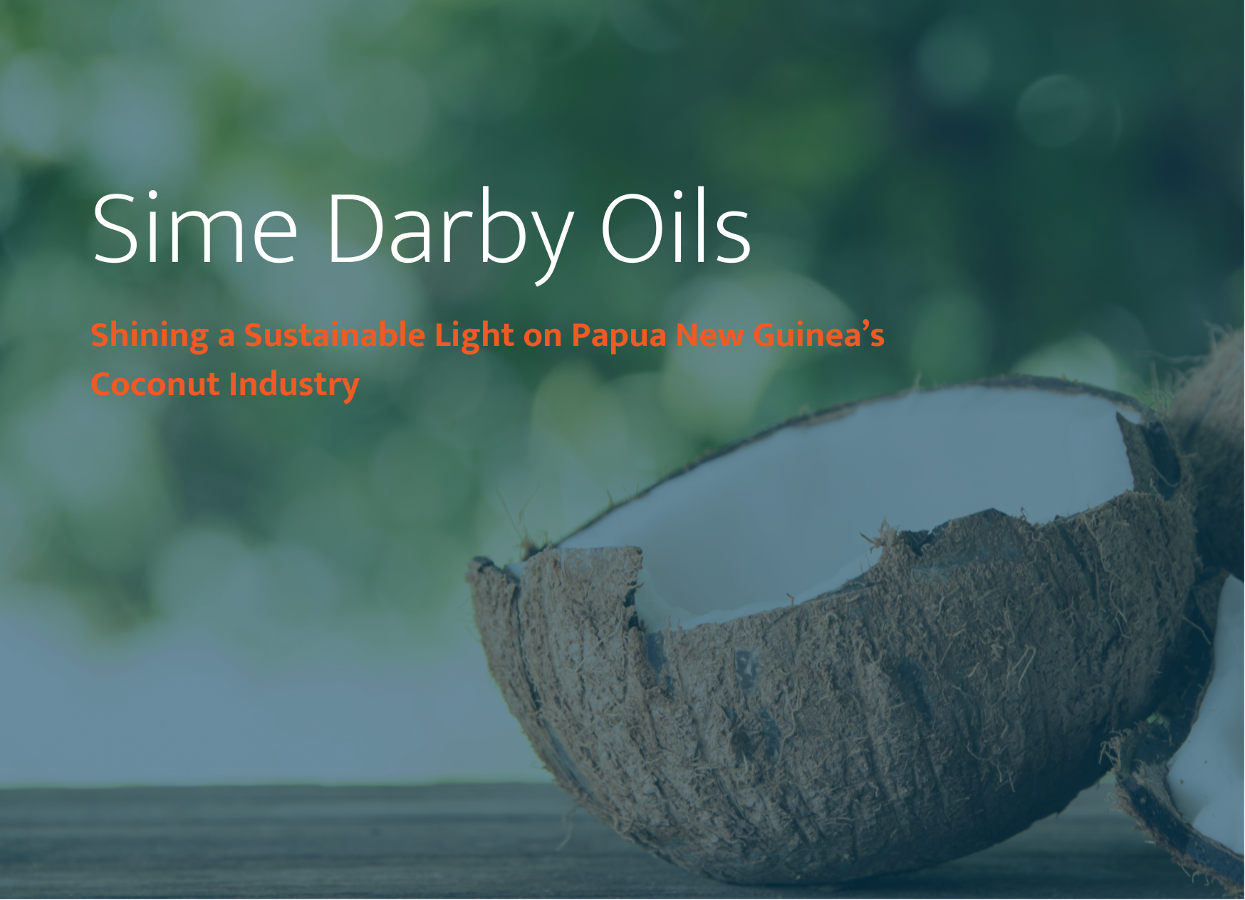 Shining a sustainable light on Papua New Guinea’s Coconut Industry with ... Shining a sustainable light on Papua New Guinea’s Coconut Industry with ...